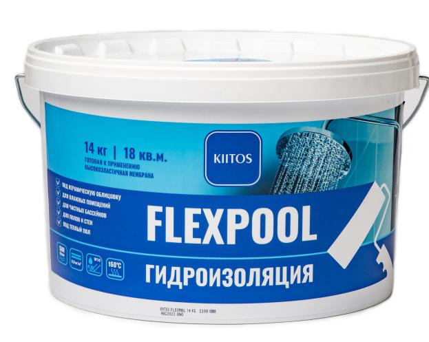 Гидроизоляционная мастика Kiitos Flexpool 14 кг - купить по доступной цене Санкт-Петербург