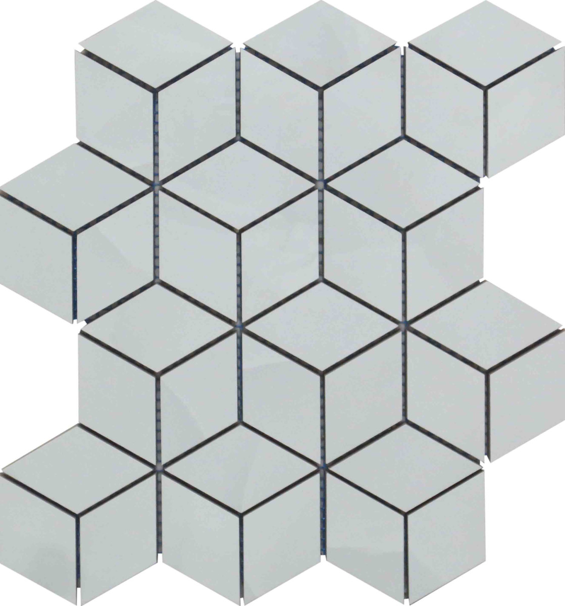 Декоративный элемент Asia Pacific Impex GLOSSY Mk.CubeOnyxHermanSilverx ...